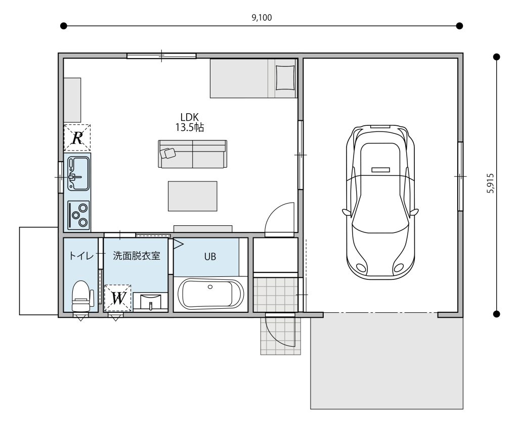 Garoo｜998万円で建てるコンパクトガレージハウス - 住まいるオスカーのリフォーム